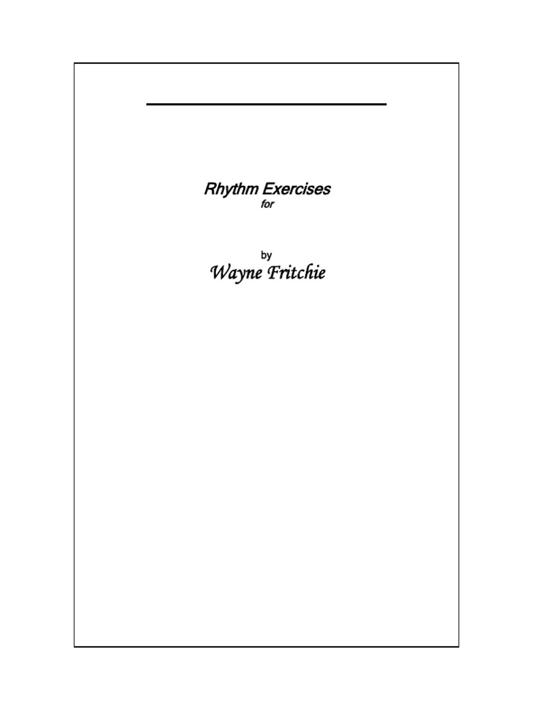 Band Rhythms - Tenor Sax High Clarinet | PDF | Musical Instruments ...