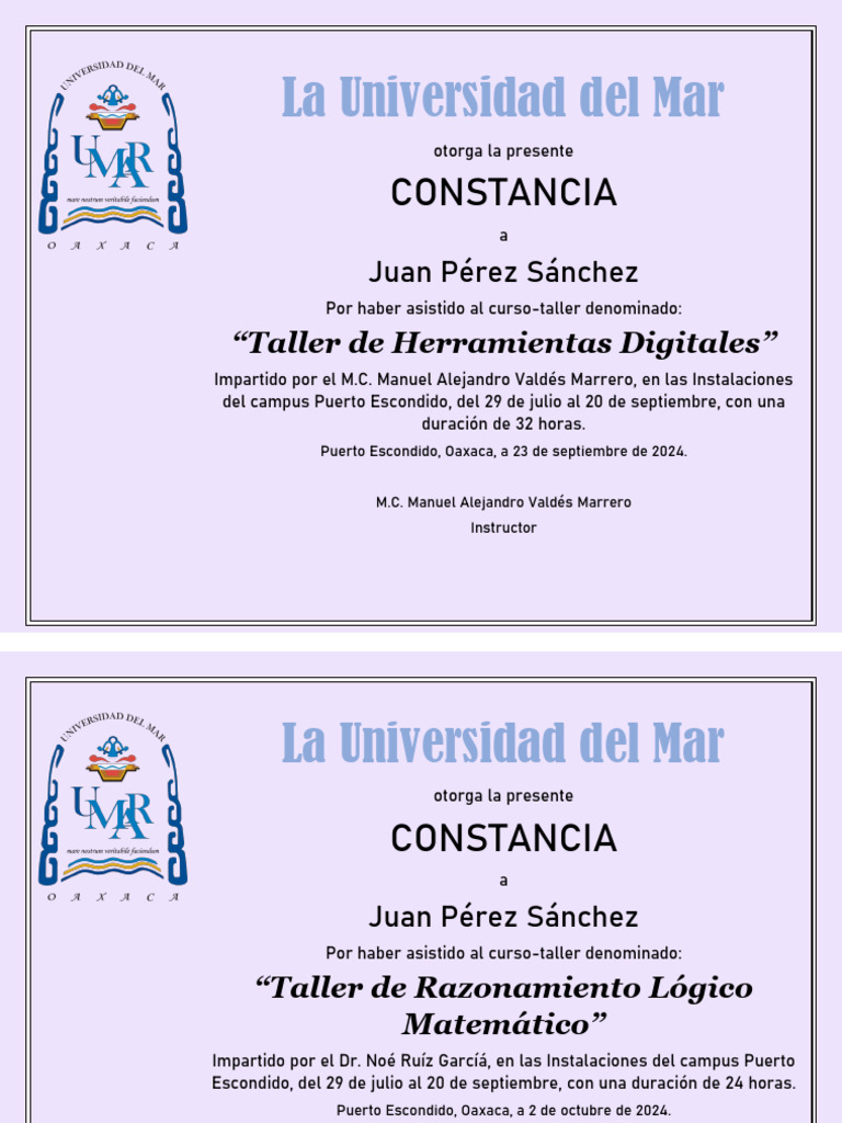 Constancias Leilani | PDF
