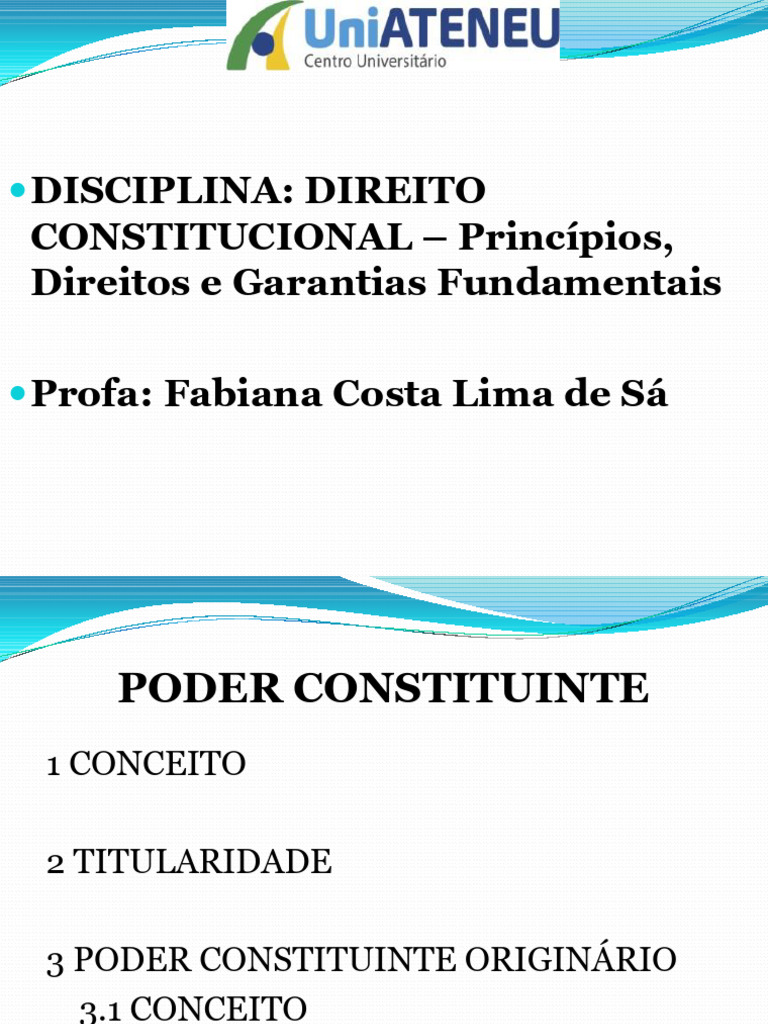 Poder Constituinte | PDF