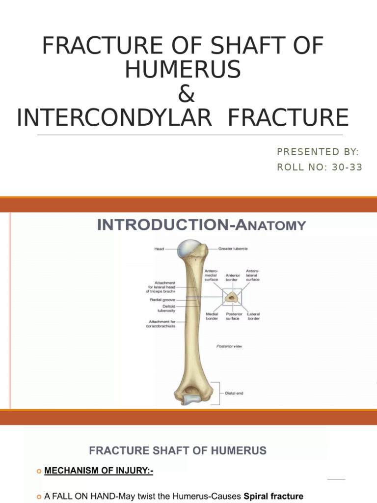 Fracture of Shaft of Humerus | PDF