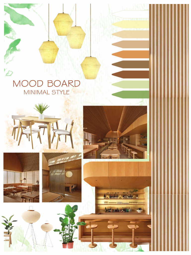 Minimal Style Mood Board Ideas | PDF