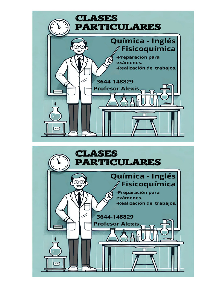Modelo Clases Química | PDF