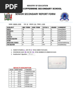 School Report Form Template | PDF
