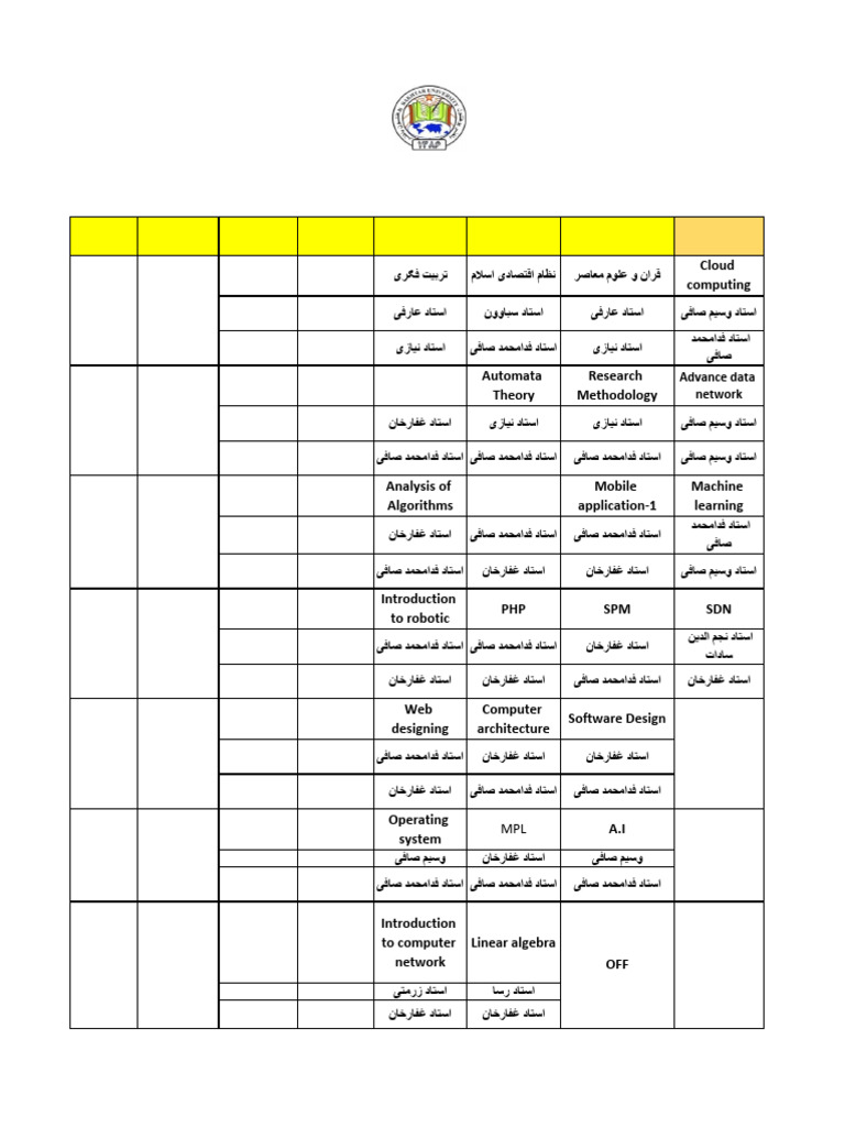 ‌BCS Exam Timetable(Evening ) - stu | PDF