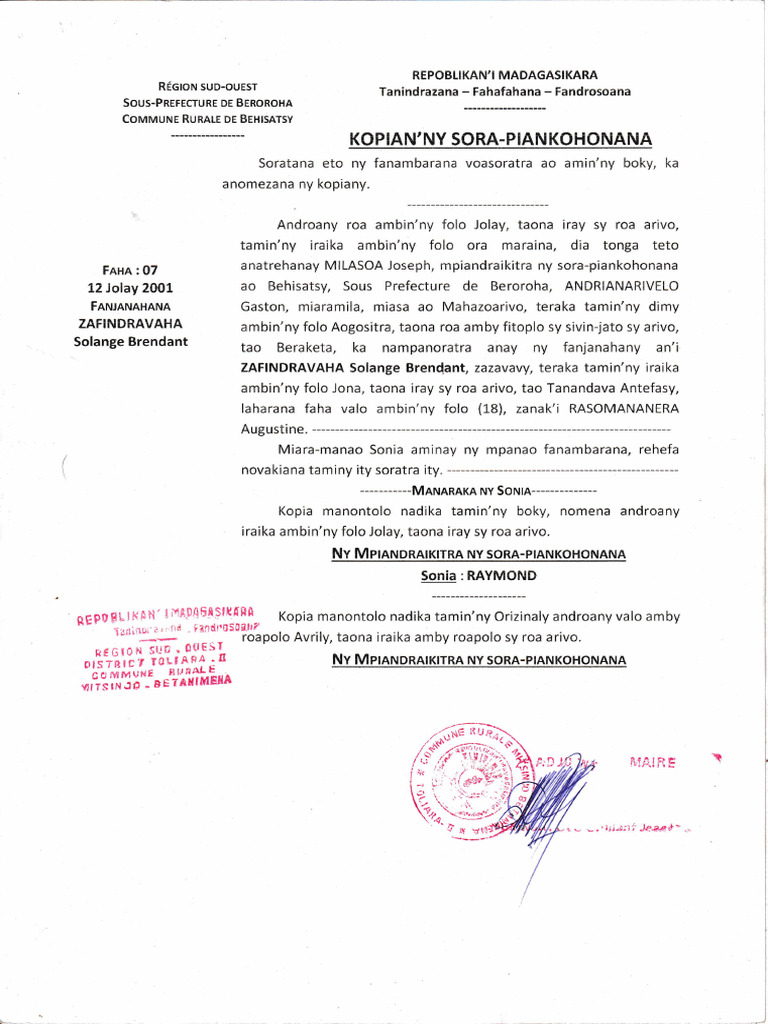 KOPIA MITSINJO 2021 (2) | PDF