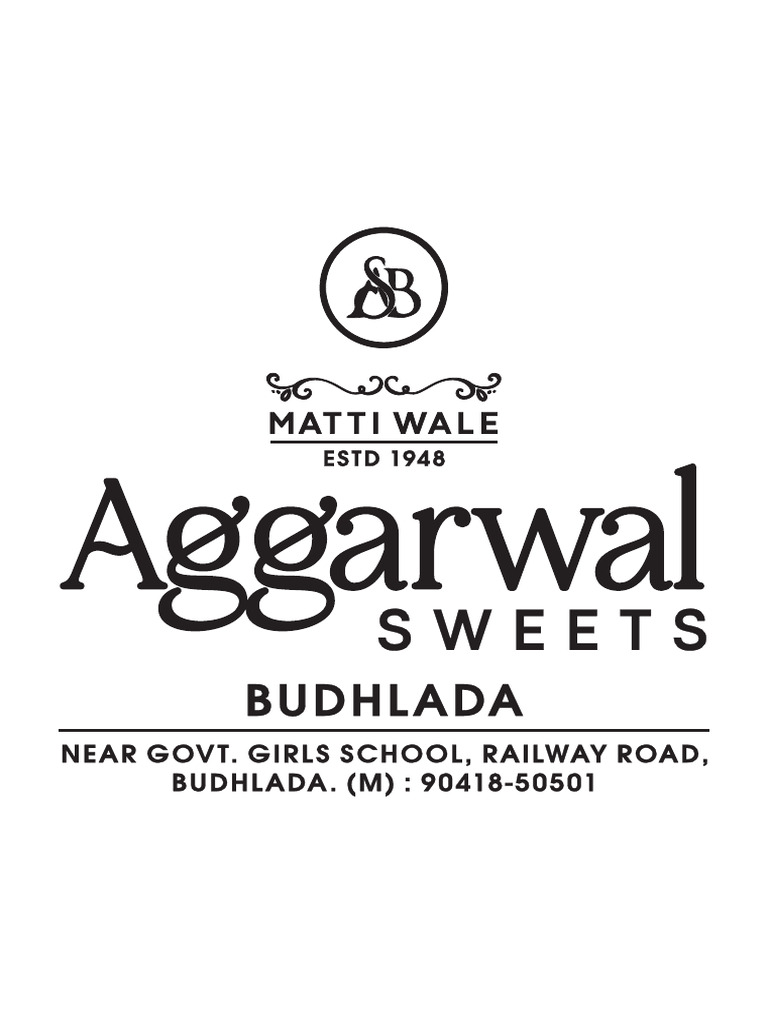 Aggarwal Sweets | PDF