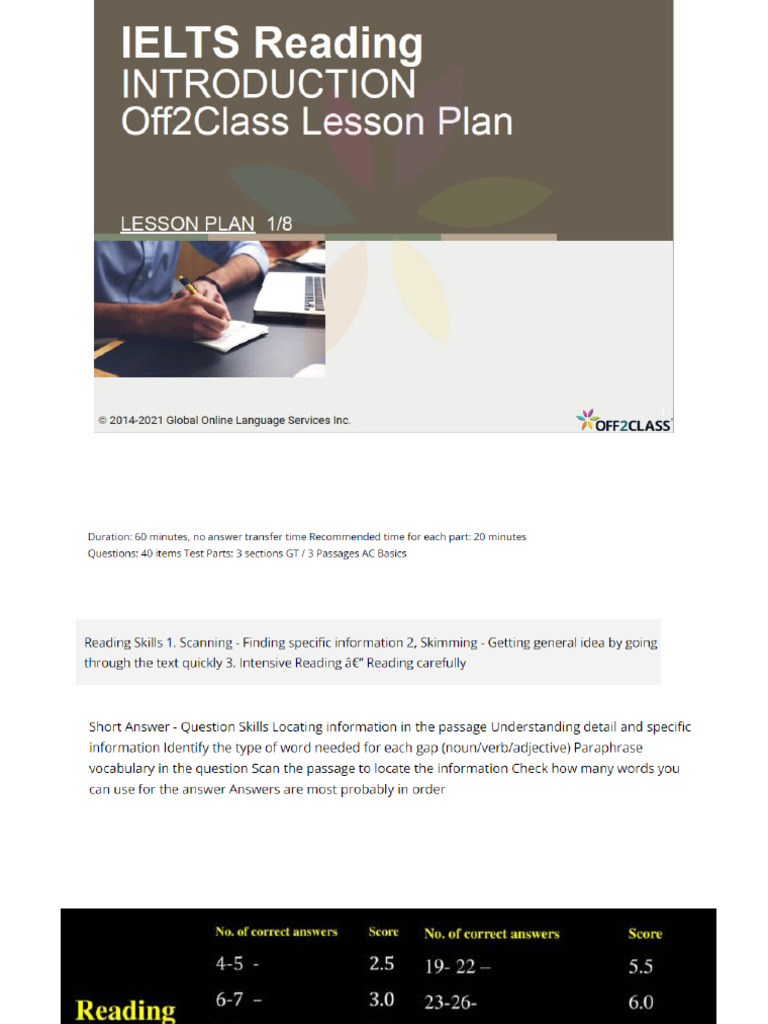 RESOURCE Introduction To Ielts Reading | PDF