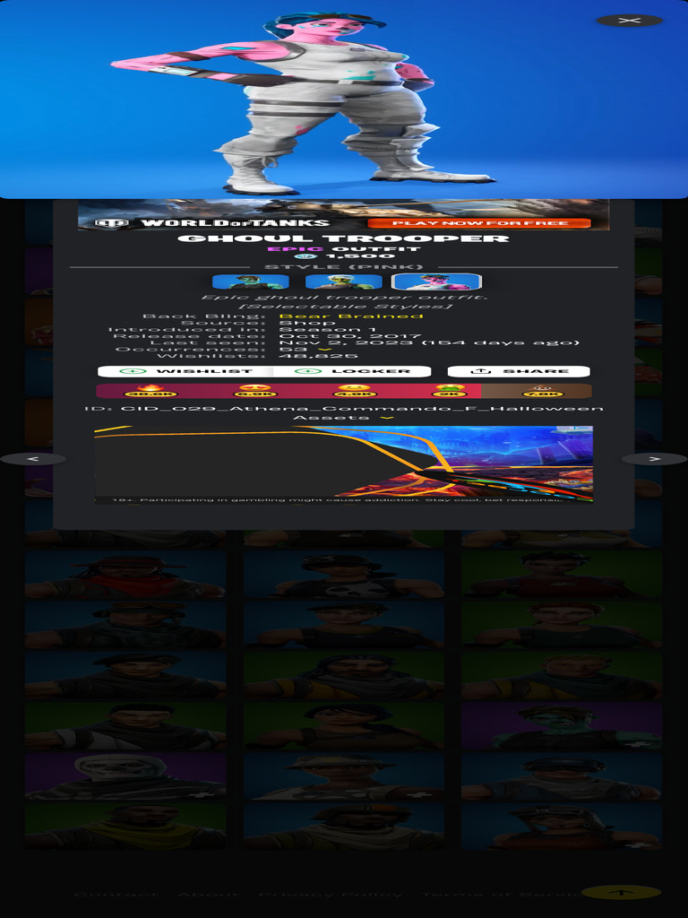 All Fortnite Cosmetics - Fortnite - GG | PDF