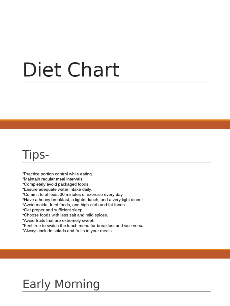 Diet Chart1 | PDF