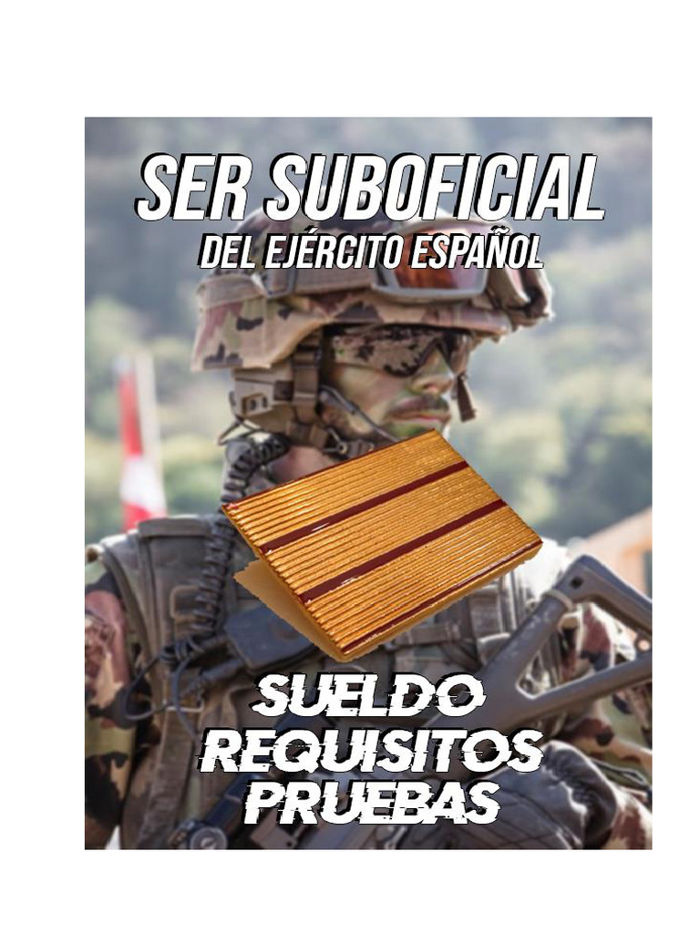 Como Ser Suboficial Del Ejercito Espanol | PDF | Oficial no comisionado ...