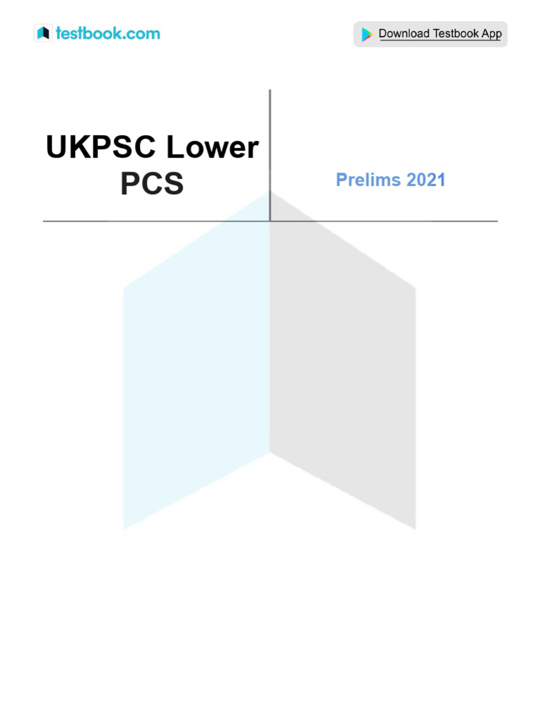 UKPSC Lower PCS Prelims 2021 (English) | PDF