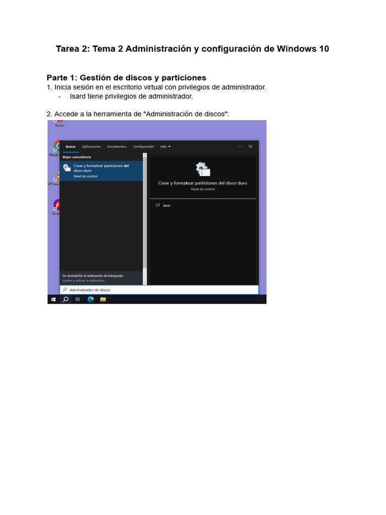 Administración de Windows 10 | PDF | Arquitectura de Computadores | Ciencias de la Computación
