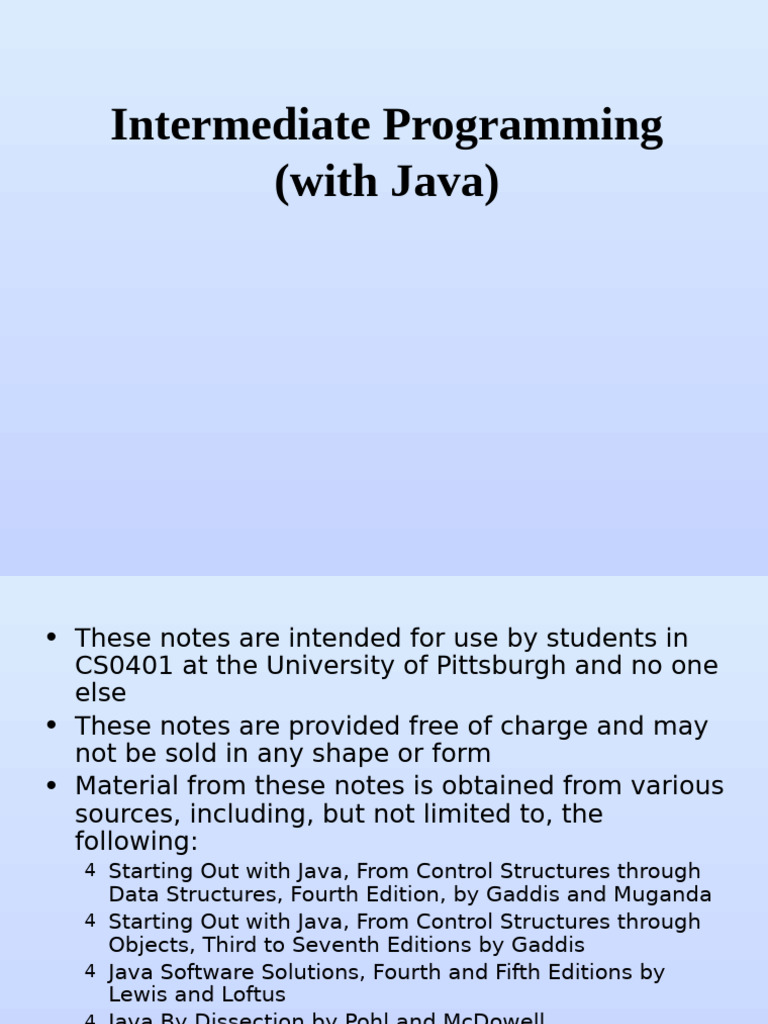 cs401 | PDF | Object Oriented Programming | Java (Software Platform)