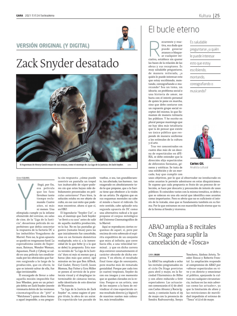 Zack Snyder desatado | PDF