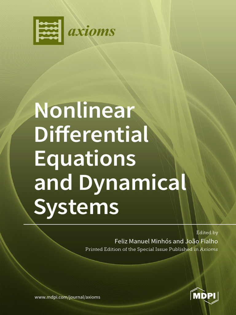 Nonlinear Differential Equations and Dynamical Systems | PDF | Distribution (Mathematics ...