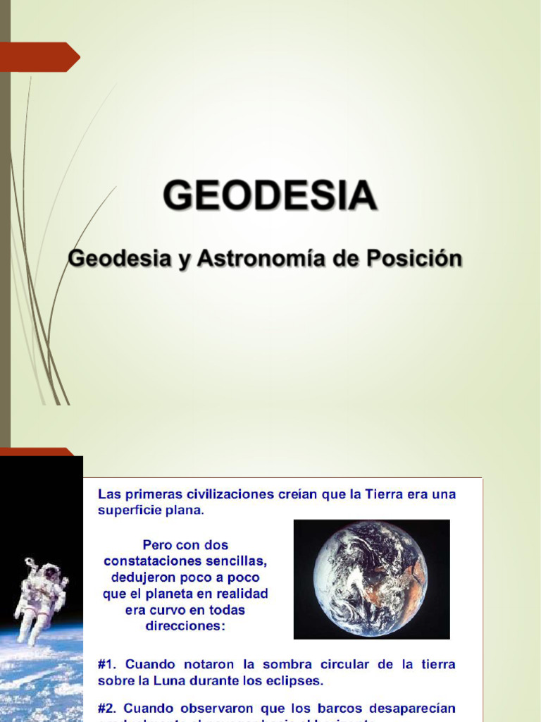 Geodesia - Clase 2-3 Entrega | PDF | Geodesia | Esfera
