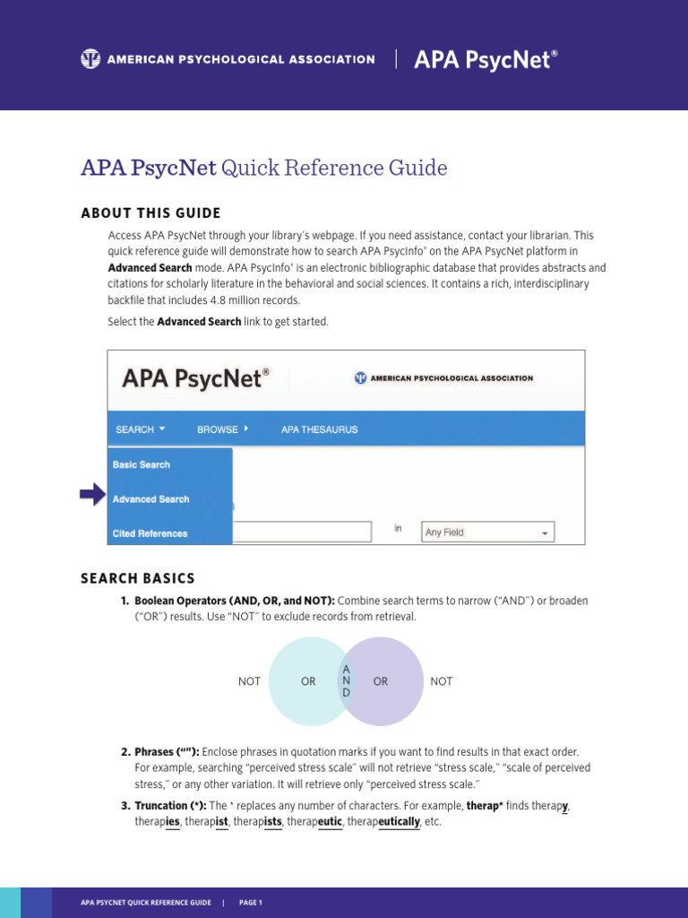 Psycnet | PDF | Index Term | Information Science