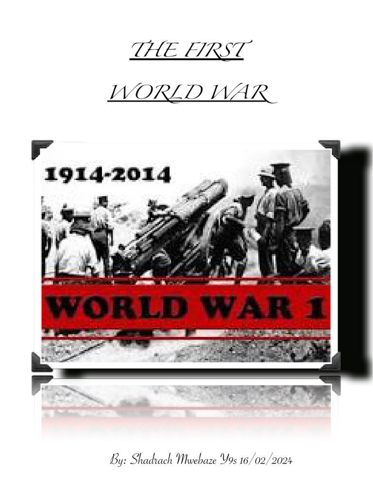 Overview of World War I Events | PDF | Trench Warfare | Western Front ...