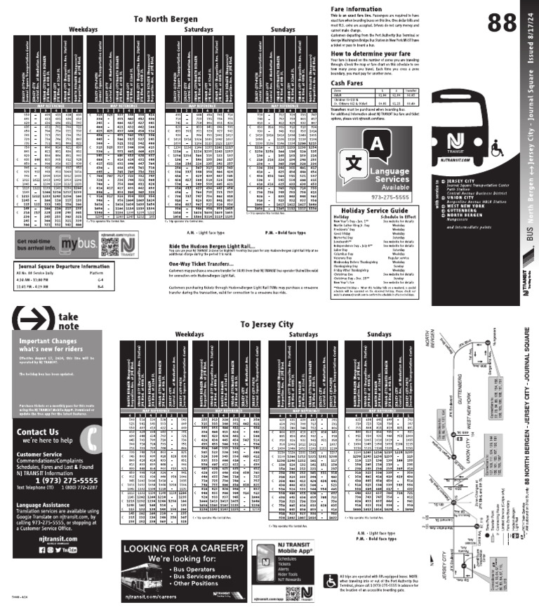 Sitesdefaultfilesbus Schedulest0088 PDF | PDF