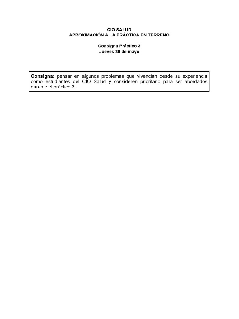 Consigna Práctico 3 | PDF