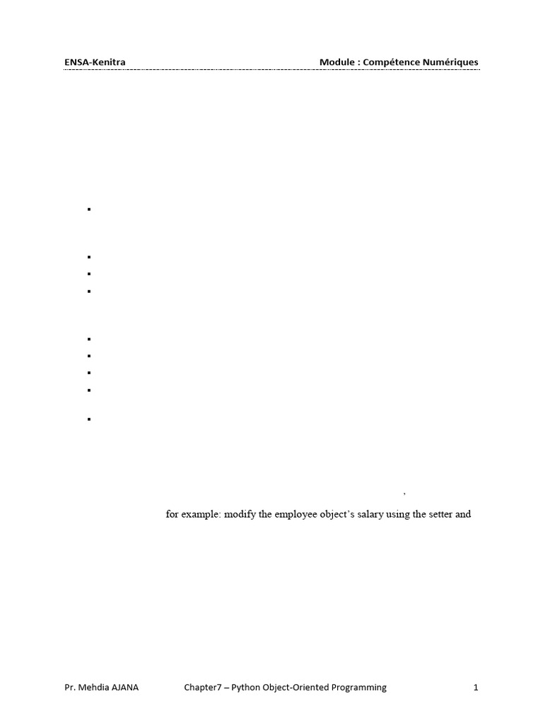 Lab9_PythonObjectOrientedProgramming | PDF | Object Oriented Programming | Method (Computer ...