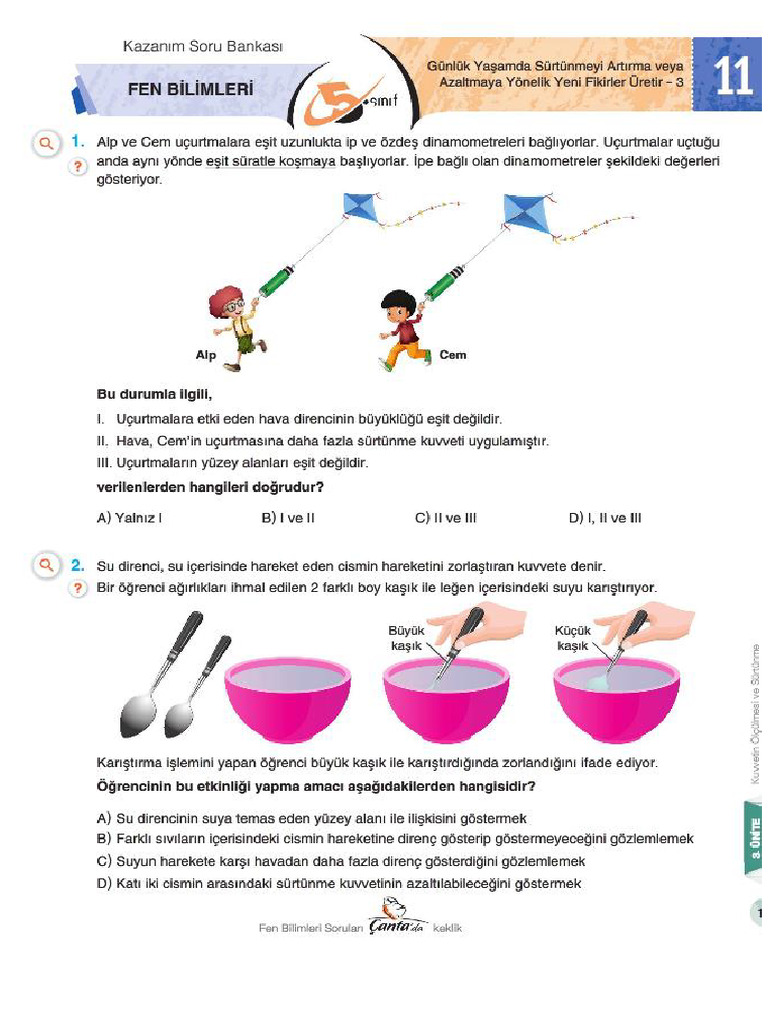 5 Sınıf Karma Test | PDF