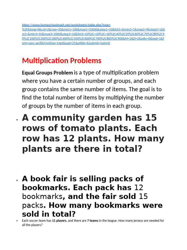 Word Problems | PDF