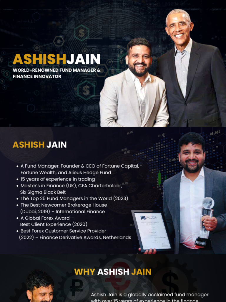 Ashish Jain - Profile | PDF | Investment Management | Hedge Fund