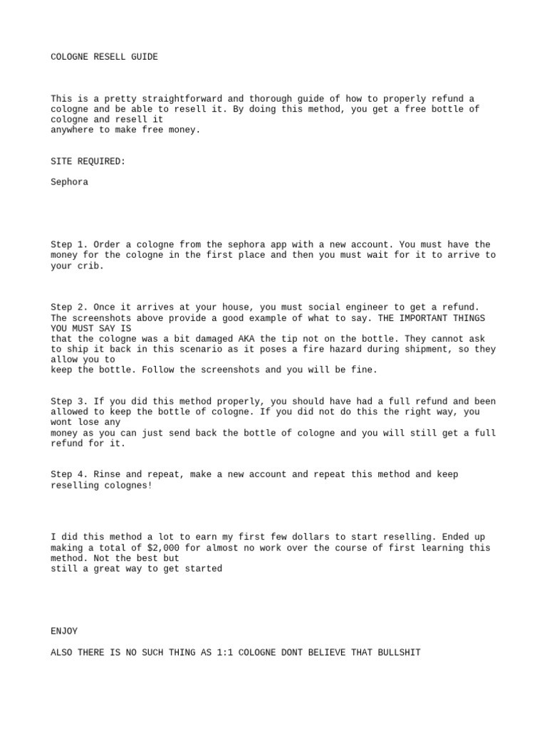 Sephora Method | PDF