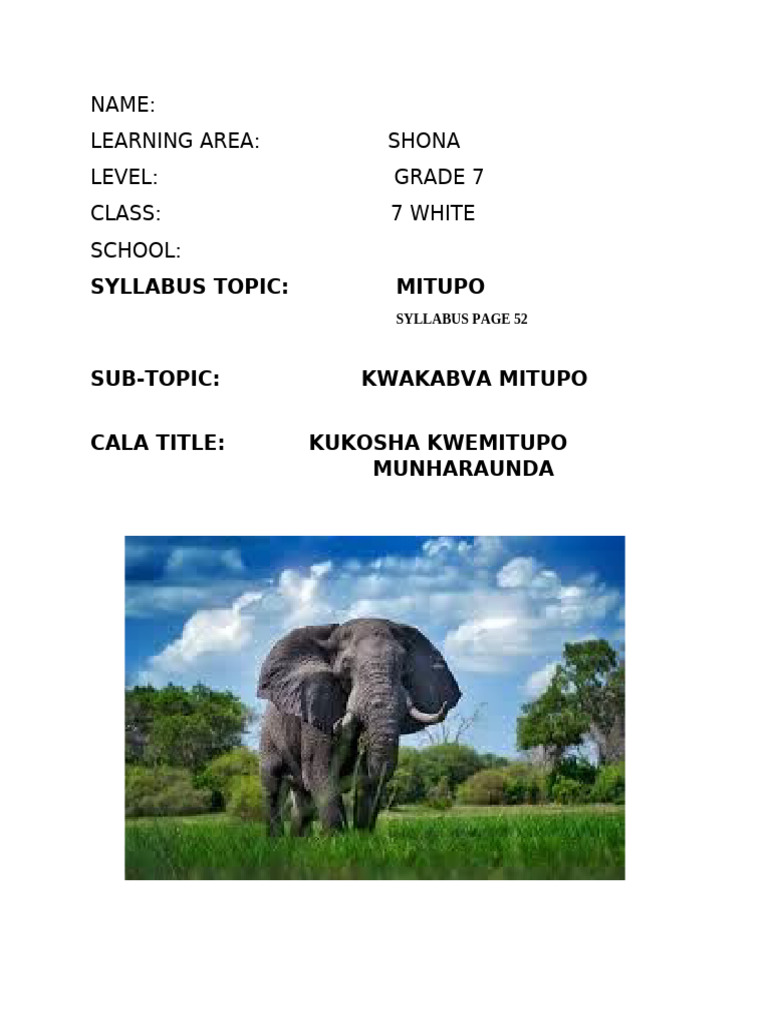 Shona_Cover_Mutupo | PDF