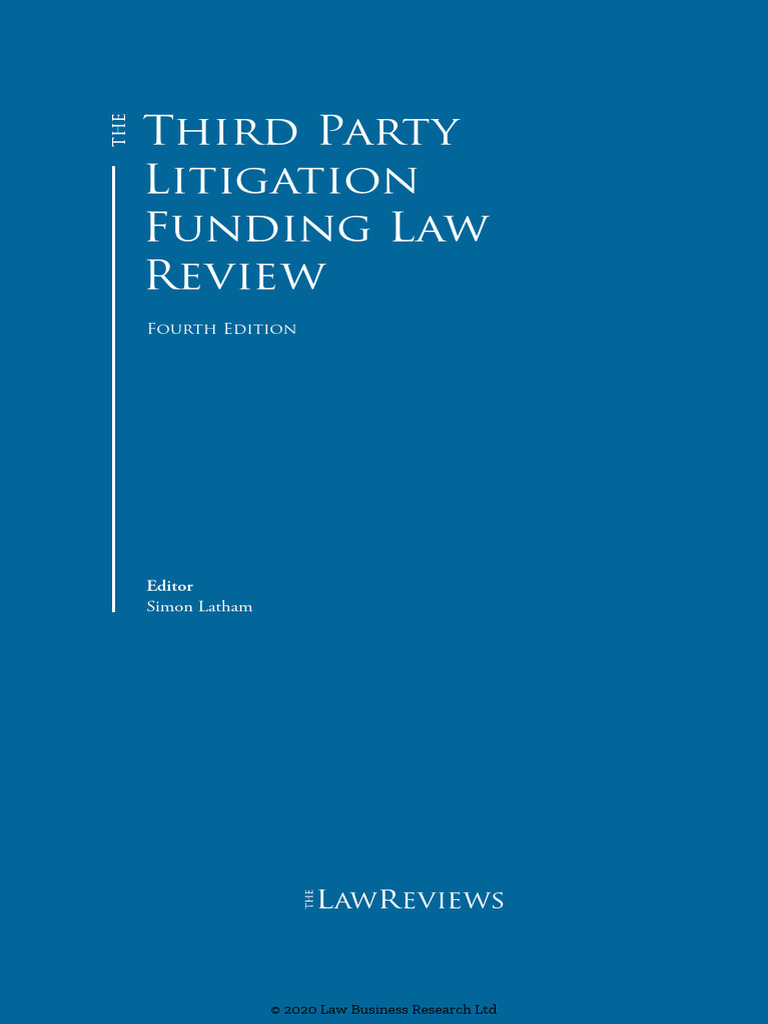 Indonesia's Third Party Litigation Funding | PDF | Arbitration | Lawsuit