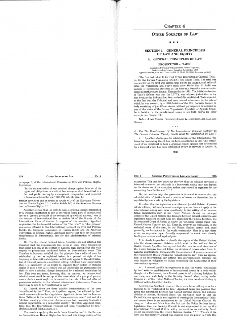 General principles of law | PDF