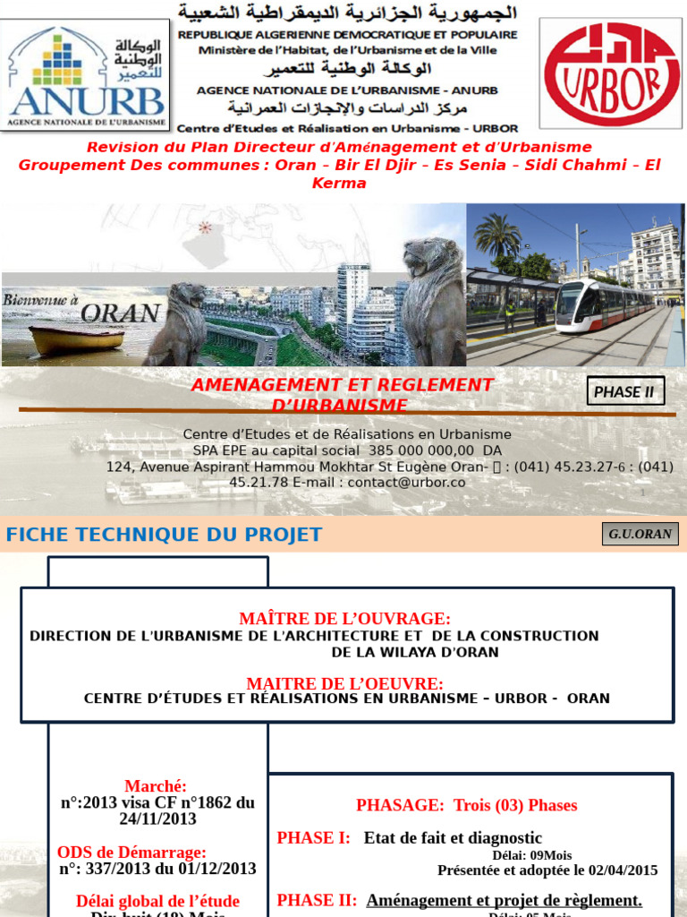 1 - Pdau D'oran | PDF | Déchets | Zone humide