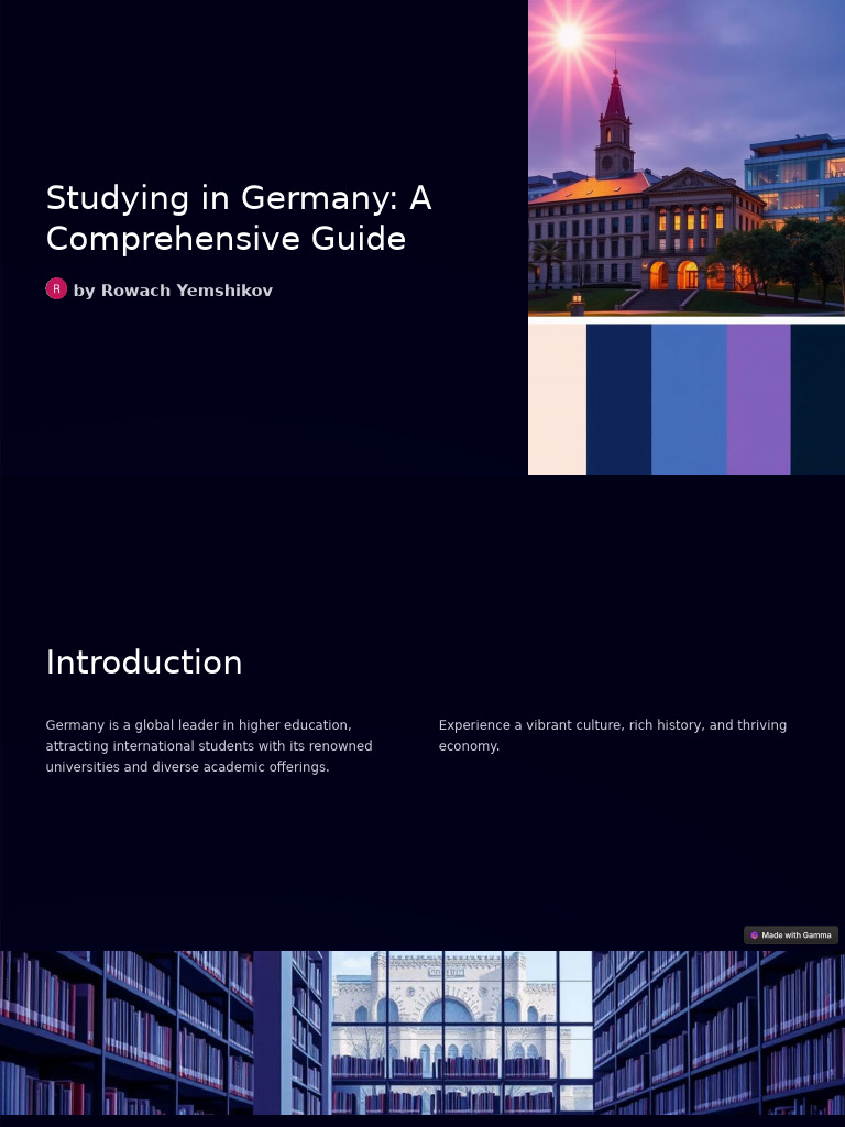 Study in Germany: A Complete Guide | PDF | Cost Of Living | Academic Degree