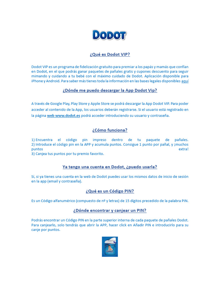 Dodot VIP FAQs | PDF | Aplicación movil | Cupón