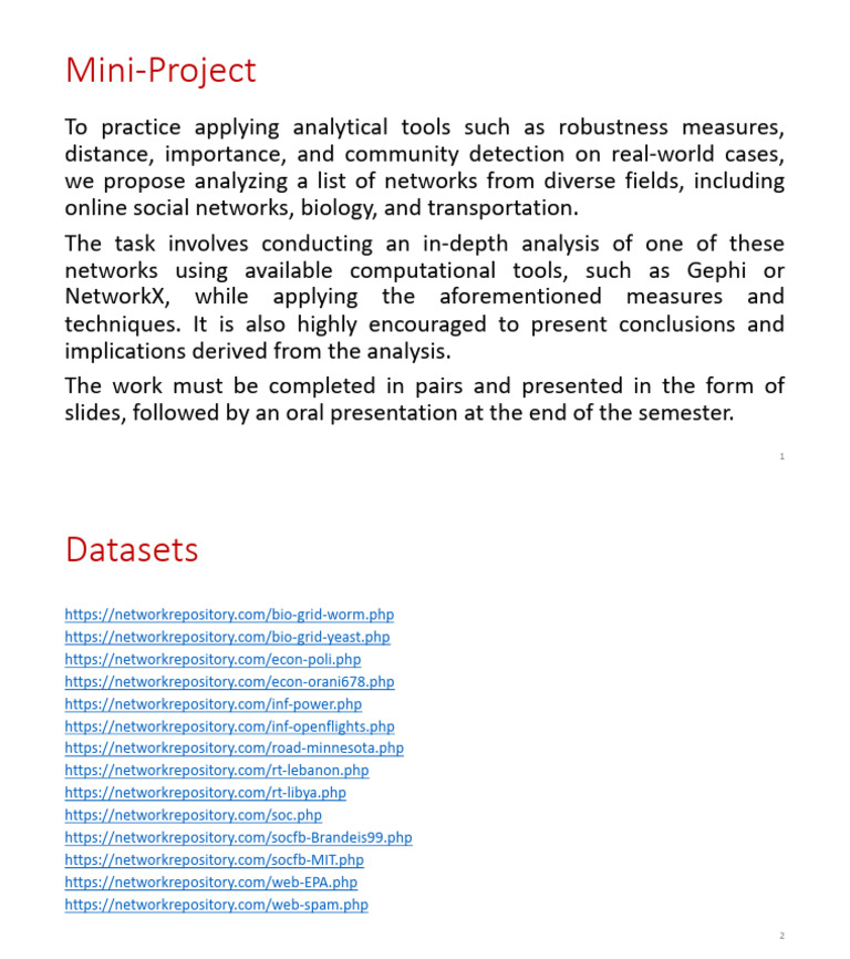 MProj | PDF