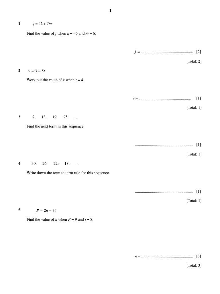 Grade 8 Revision Worksheet 2 | PDF | Area | Volume