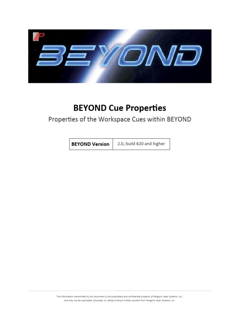 BEYOND Cue Properties | PDF | Computer Science | Operating System Families