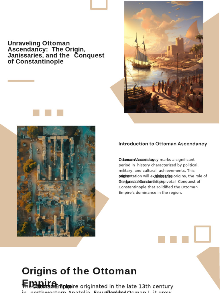 Slidesgo Unraveling Ottoman Ascendancy The Origin Janissaries and The ...