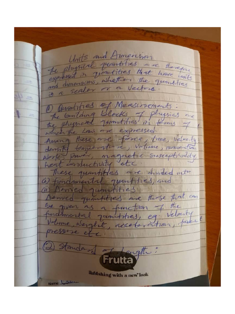 Phy 101 Units and Dimensions by Dr. George Emeka | PDF