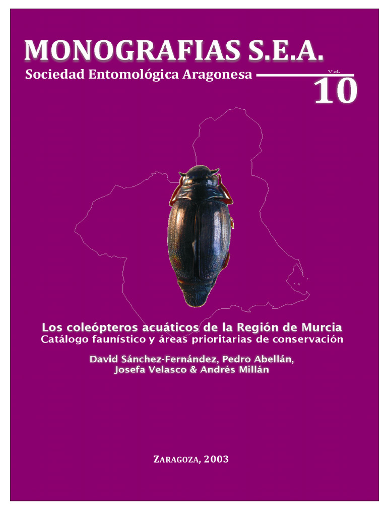 Coleópteros Acuáticos de Murcia | PDF | Habitat | Agua
