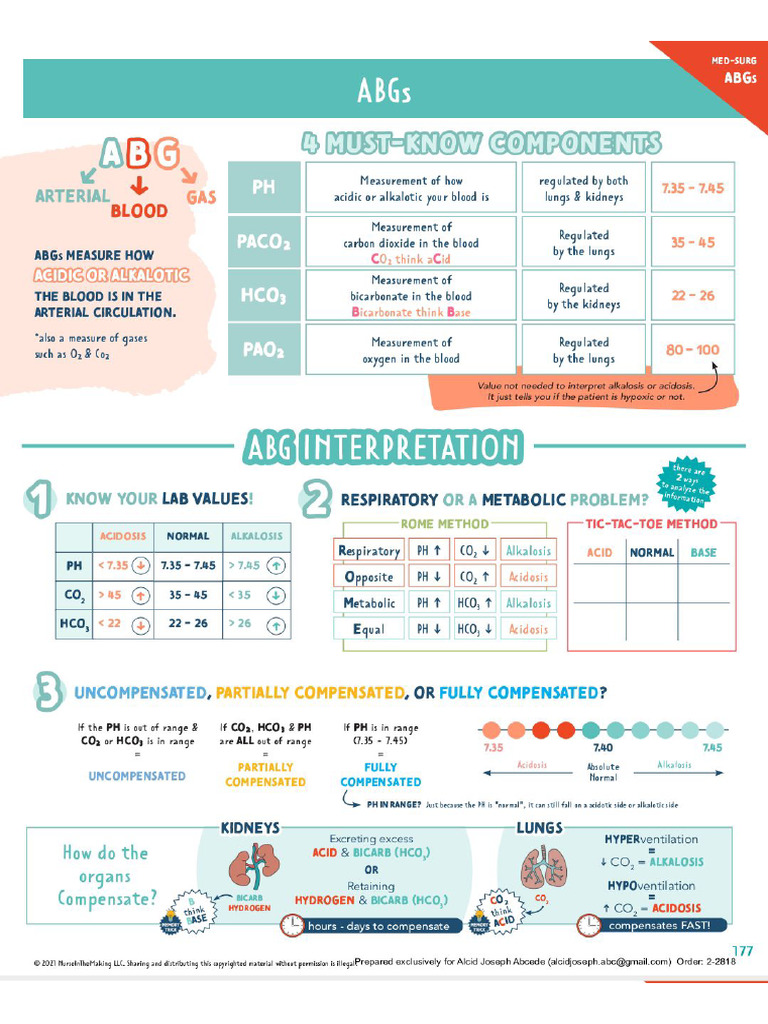 ABGs (Nursing Bundle) | PDF