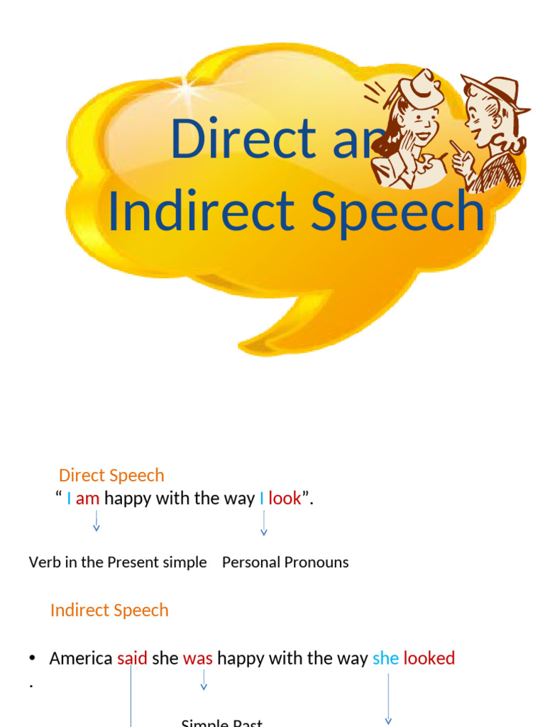 Direct vs. Indirect Speech Guide | PDF | Verb | Grammar