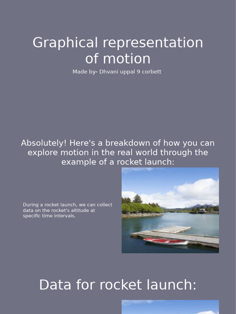 Rocket Launch Motion Graph Analysis | PDF