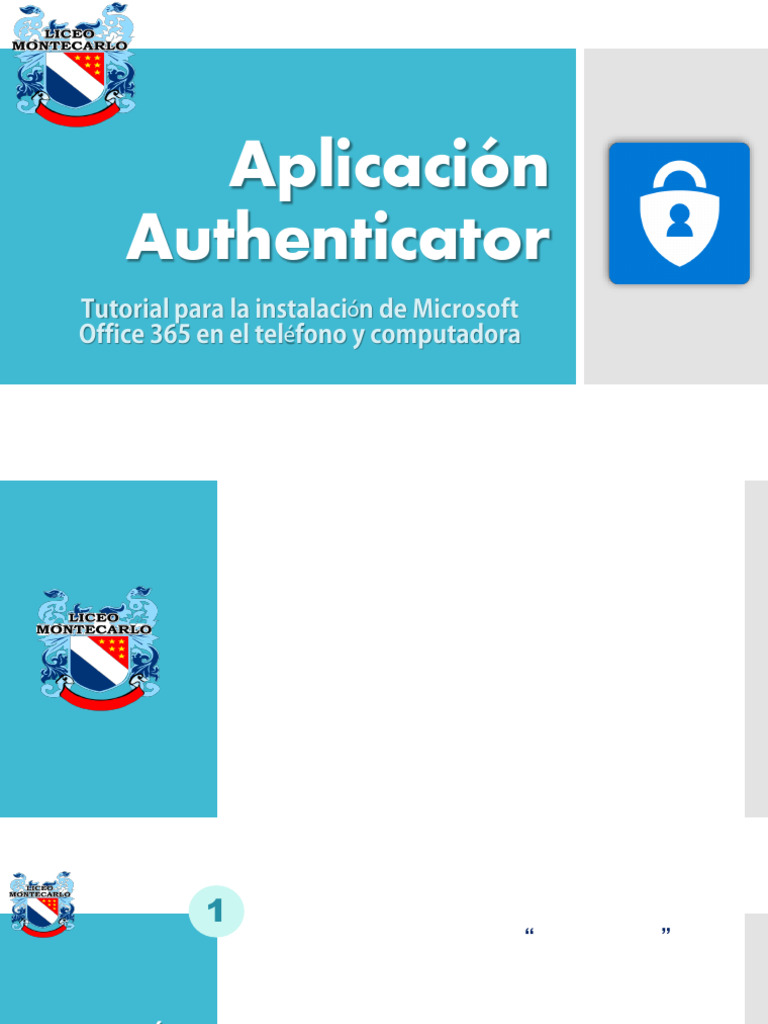 tutorial aplicación Authenticator | PDF | Contraseña | Software de la ...