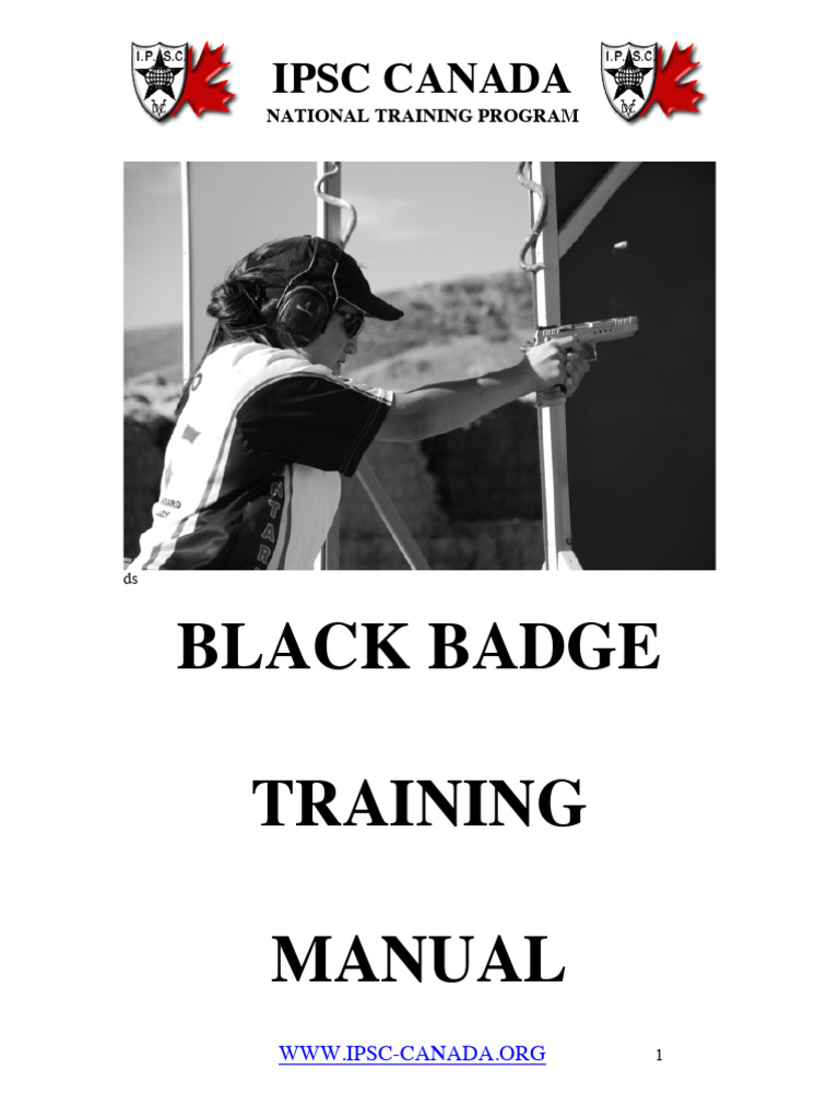 Black Badge Course Training Manual | PDF | Projectile Weapons ...
