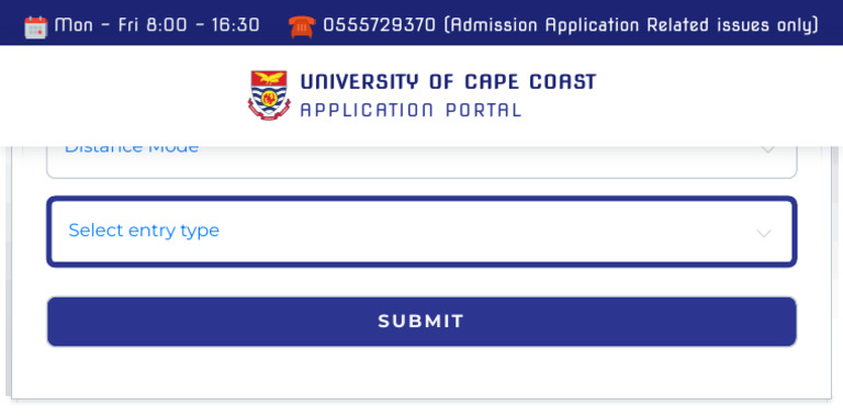 University of Cape Coast Admissions | PDF