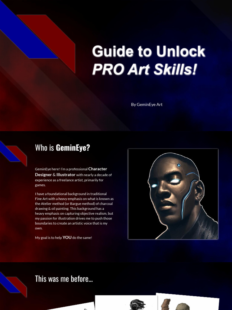 Guide-To-Unlock-Pro-Art-Skills by GeminEye Art | PDF | Shadow | Anatomy