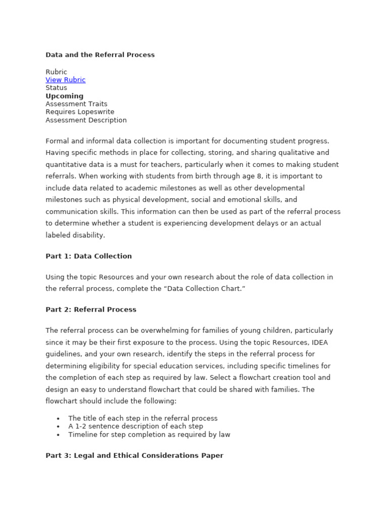 Data Collection in Student Referral Process | PDF | Data | Apa Style