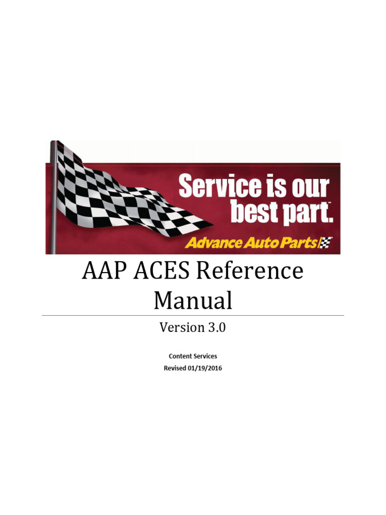 AAP ACES Reference Manual 3.0 Guide | PDF | Zip (File Format) | File ...